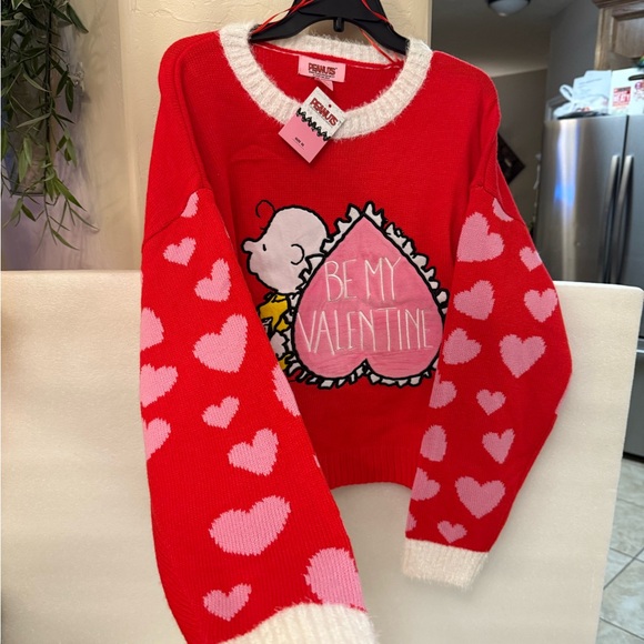 Peanuts | Sweaters | Valentines Peanuts Snoopy Sweater With Be My ...